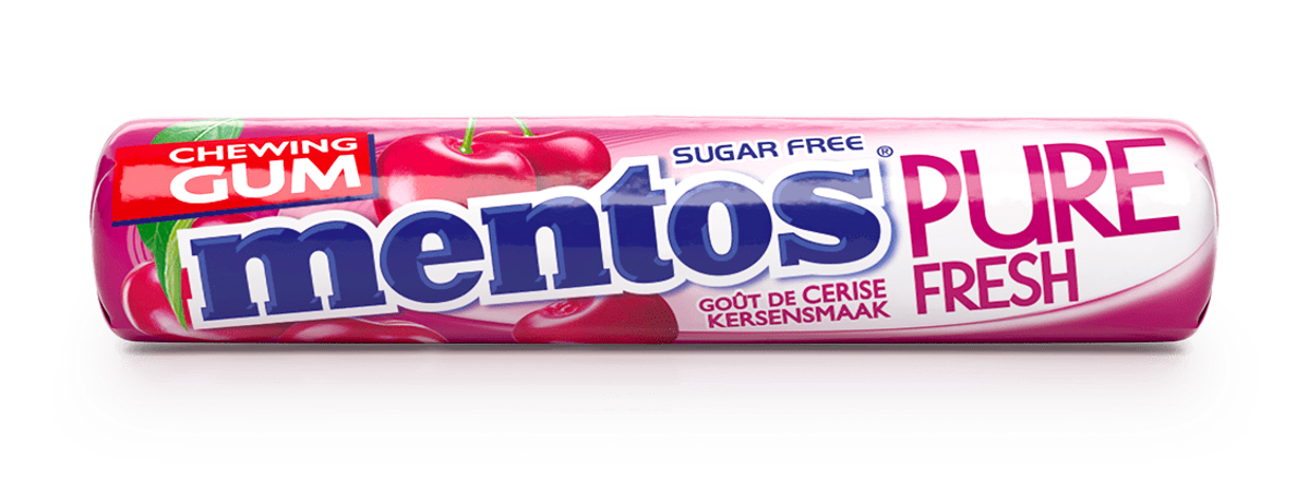 MENTOS GUM PURE FRESH CHERRY | Mentos Switzerland