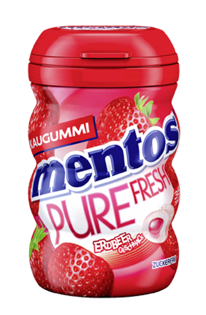 Mentos Kaugummi Pure Fresh Erdbeere | Mentos Germany
