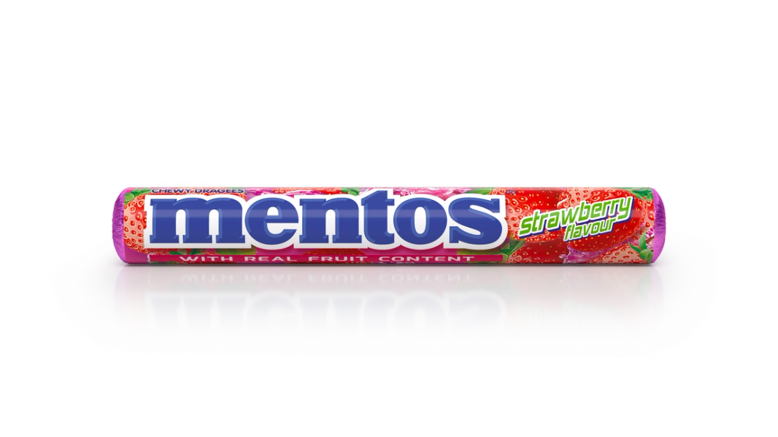 Mentos Strawberry Flavor Stick | Mentos India