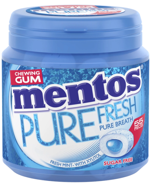 Mentos Gum Pure Fresh - Fresh Mint pot | Mentos België