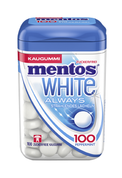 Mentos Kaugummi 100 White Peppermint | Mentos Germany