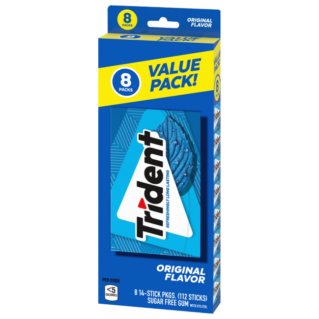 Trident Original - Value Pack (8 packs - 14 pieces each) | Trident US