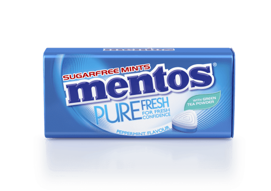 Mentos Pure Fresh - Peppermint Tin | Mentos Malaysia