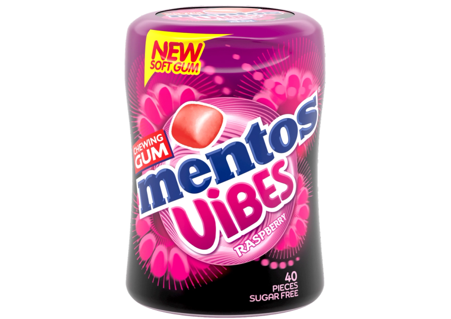 Mentos Gum Vibes Raspberry | Mentos Nederland