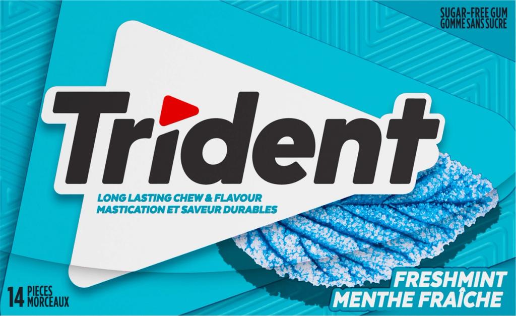 Trident Fresh Mint, 14 Pieces | Trident Canada