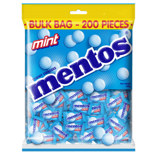 Mentos Mint Pillow Pack Bag | Mentos Australia