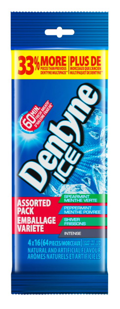 Dentyne Ice Assorted Pack, 16 Pieces (Pack of 4) | Dentyne Canada
