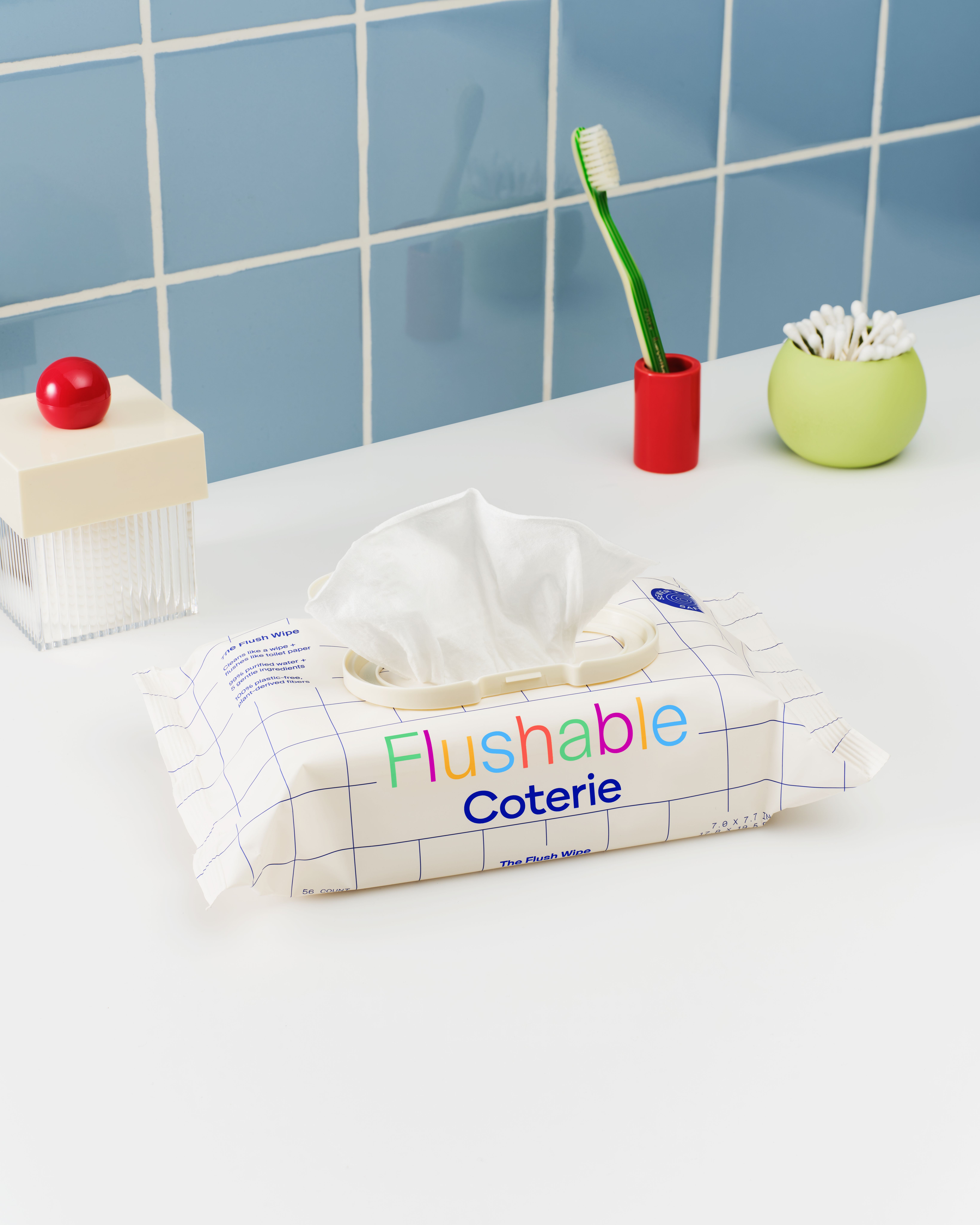 Coterie The Flush Wipe | Potty Training Flushable Wipes | Coterie