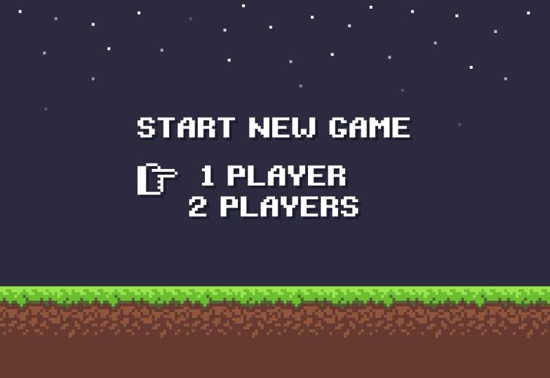 Start New Game wallpaper mural 100% PVC-free and non-toxic