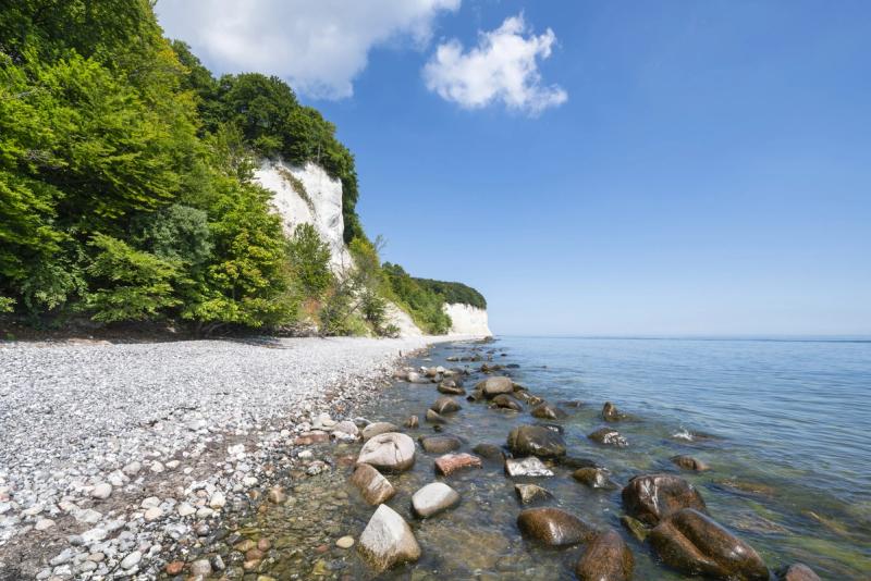 Chalk Cliffs wallpaper mural 100% PVC-free and non-toxic