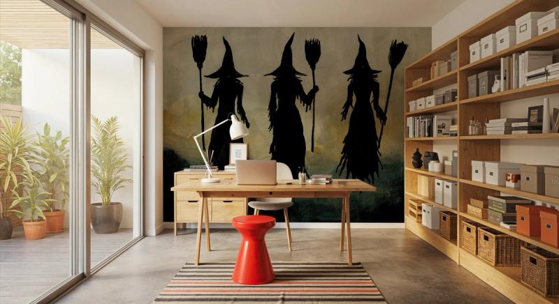 Witch Walk wallpaper mural 100% PVC-free and non-toxic