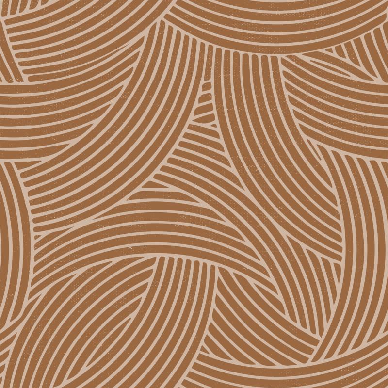 Woven Earth, Fudge wallpaper 100% PVC-free and non-toxic