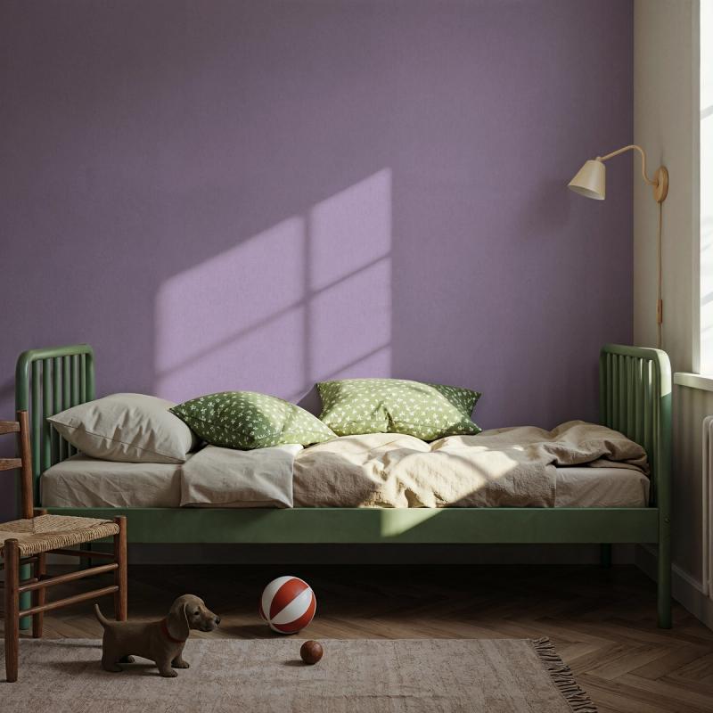 Linen Mist Bright Collection, Lavender wallpaper 100% PVC-free and non ...