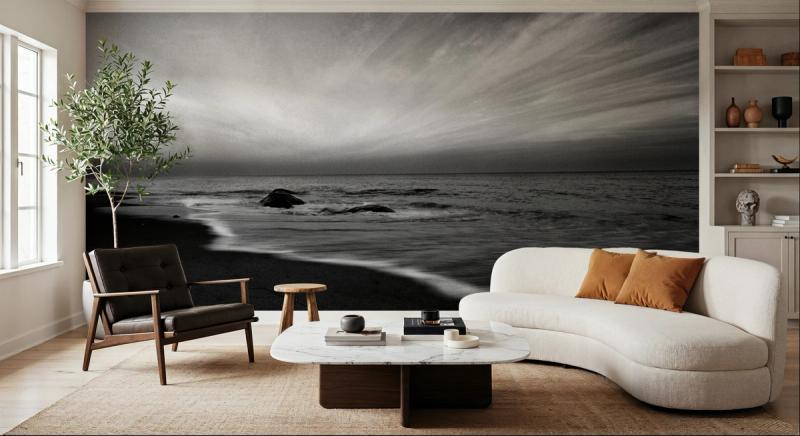 Nantucket Sky wallpaper mural 100% PVC-free and non-toxic