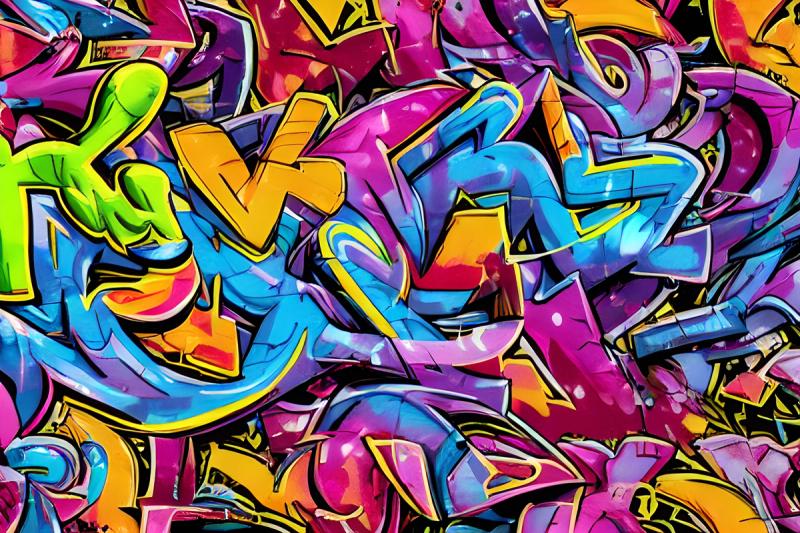 Tricky Street wallpaper mural 100% PVC-free and non-toxic