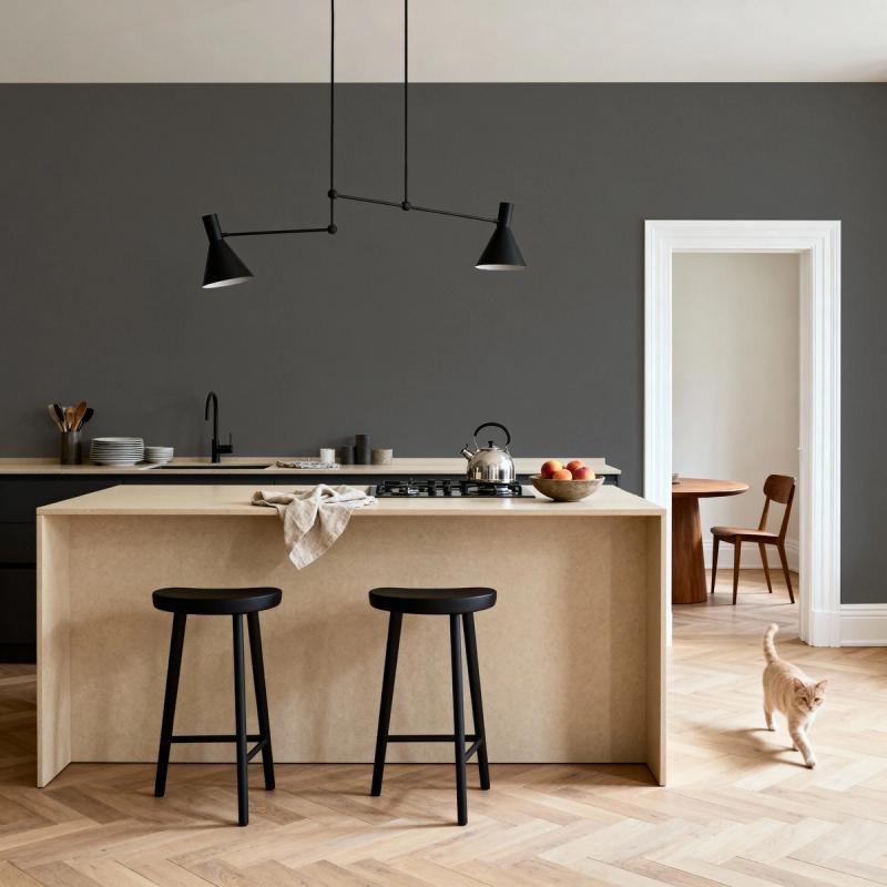 Faux Sand Stucco Finish, Graphite papel de parede 100% livre de PVC e ...
