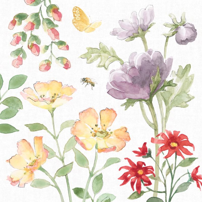 Soft Meadow III wallpaper mural 100% PVC-free and non-toxic