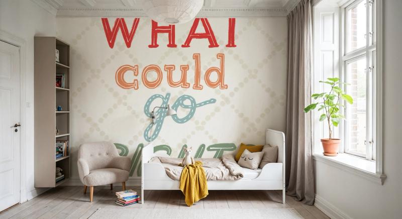 Stylish Sayings VII wallpaper mural 100% PVC-free and non-toxic