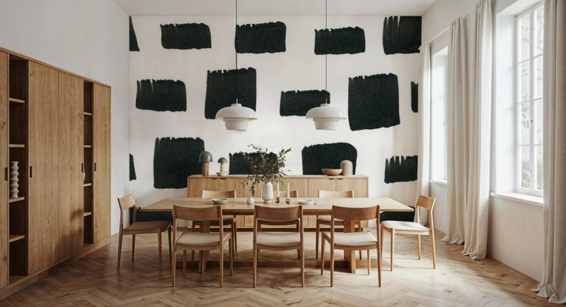 Negative Space V wallpaper mural 100% PVC-free and non-toxic