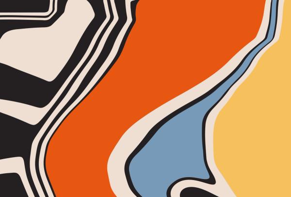 Those Were The Days II wallpaper mural 100% PVC-free and non-toxic