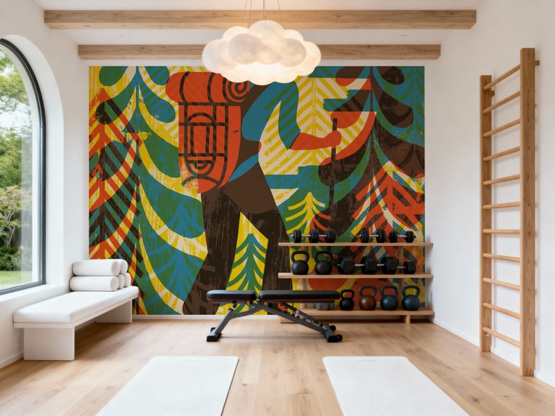 Outdoor Adventure I wallpaper mural 100% PVC-free and non-toxic