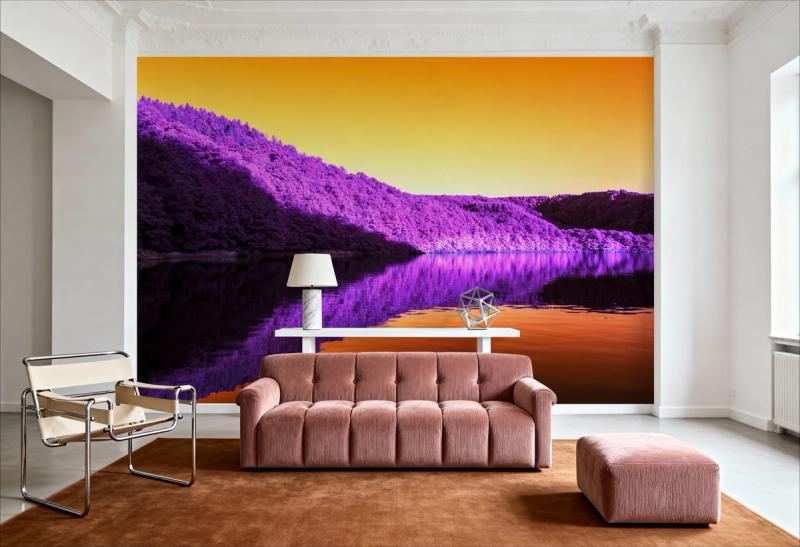 Hypercolor Morning wallpaper mural 100% PVC-free and non-toxic