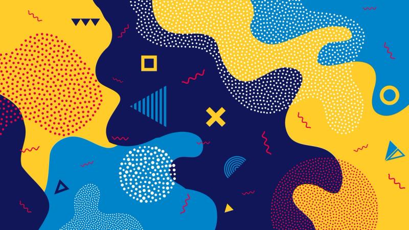 90s Splash wallpaper mural 100% PVC-free and non-toxic