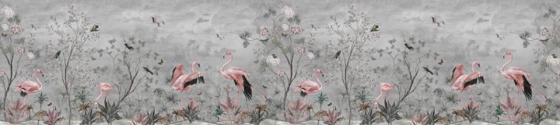 Flamingo Tapestry wallpaper mural 100% PVC-free and non-toxic