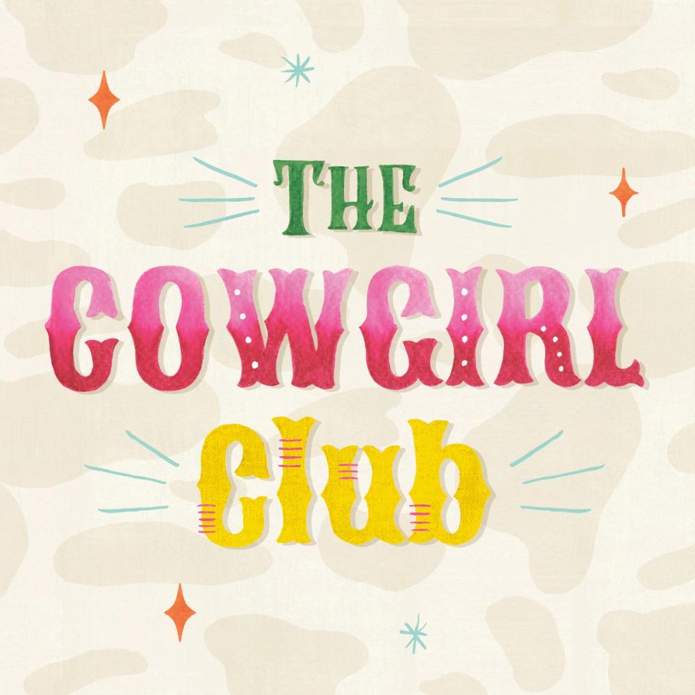 Cowgirl Club VI wallpaper mural 100% PVC-free and non-toxic