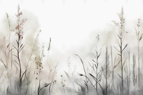 Morning Silence Smoke wallpaper mural 100% PVC-free and non-toxic