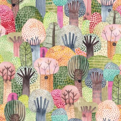 Endless Forest wallpaper 100% PVC-free and non-toxic