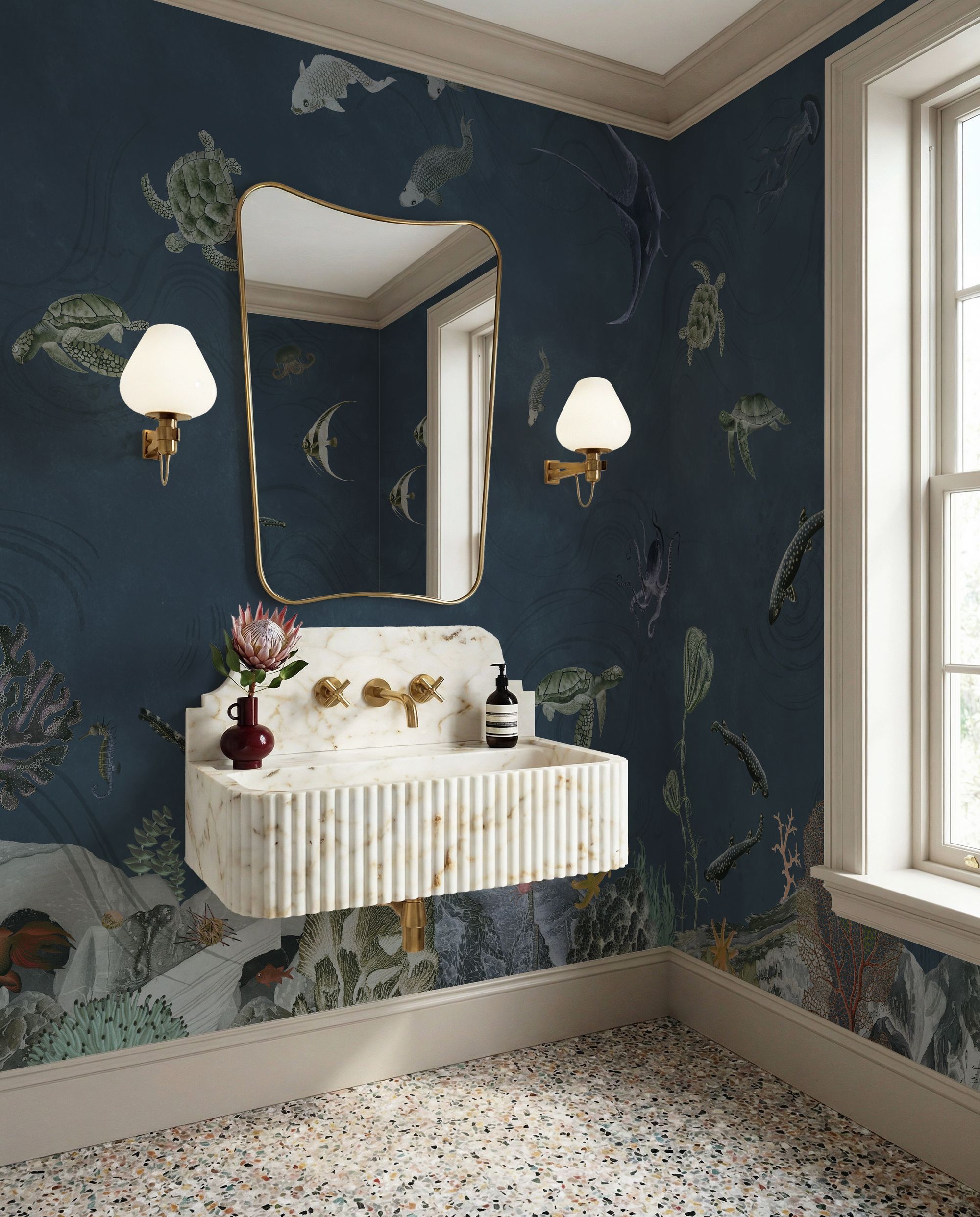 Powder Room Wallpapers - 2100+ Designs | Wallism