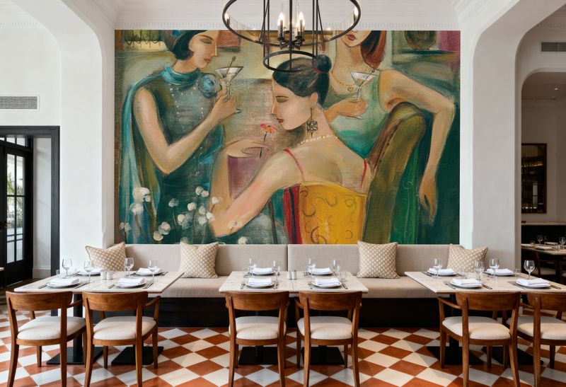 Cocktail Time wallpaper mural 100% PVC-free and non-toxic