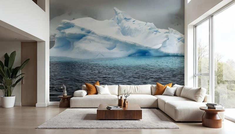 Iceberg Ahead wallpaper mural 100% PVC-free and non-toxic
