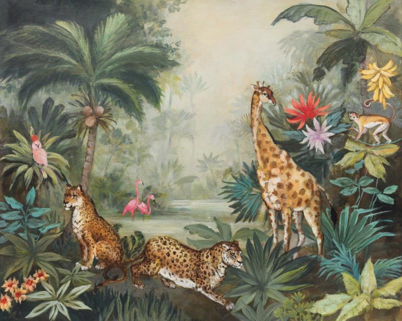 Jungle Break wallpaper mural 100% PVC-free and non-toxic