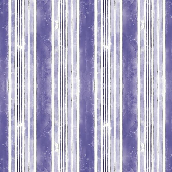 Botanical Blue Thick Lines wallpaper 100% PVC-free and non-toxic
