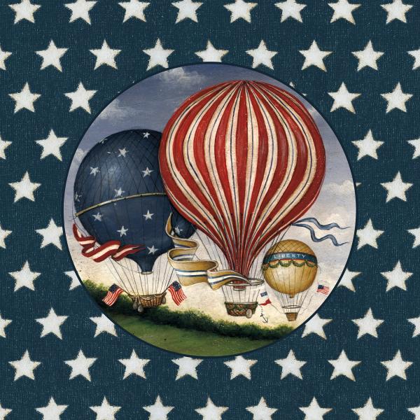 America Balloons III wallpaper mural 100% PVC-free and non-toxic