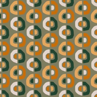 Retro Hoops wallpaper 100% PVC-free and non-toxic