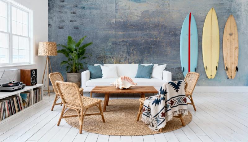 Steel Reverie wallpaper mural 100% PVC-free and non-toxic