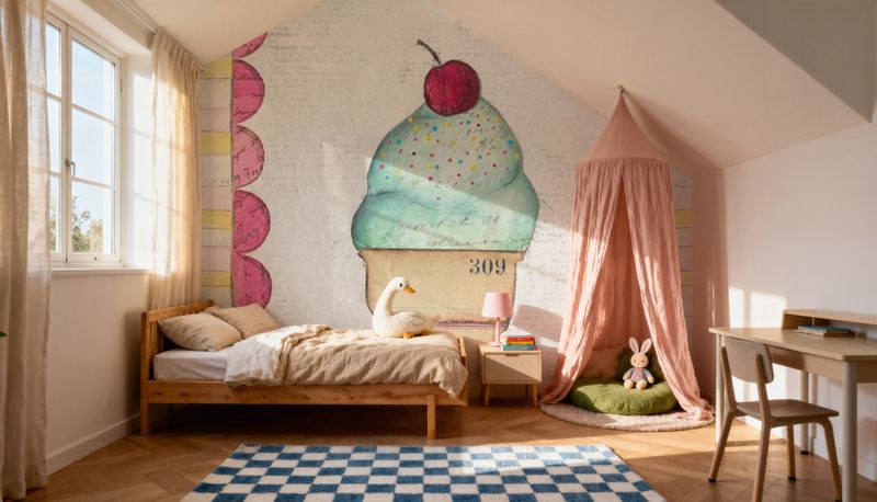 The Scoop IV Border wallpaper mural 100% PVC-free and non-toxic
