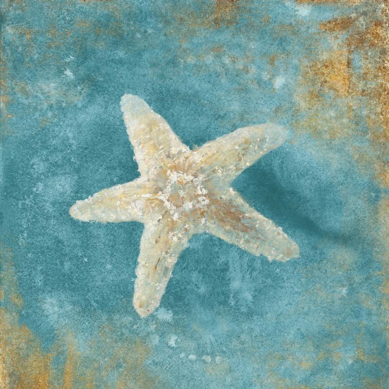 Treasures From the Sea Aqua II wallpaper mural 100% PVC-free and non-toxic