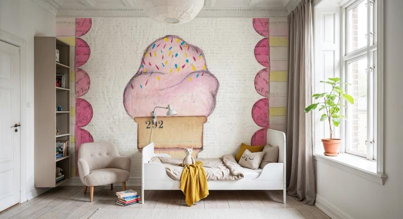 The Scoop II Border wallpaper mural 100% PVC-free and non-toxic