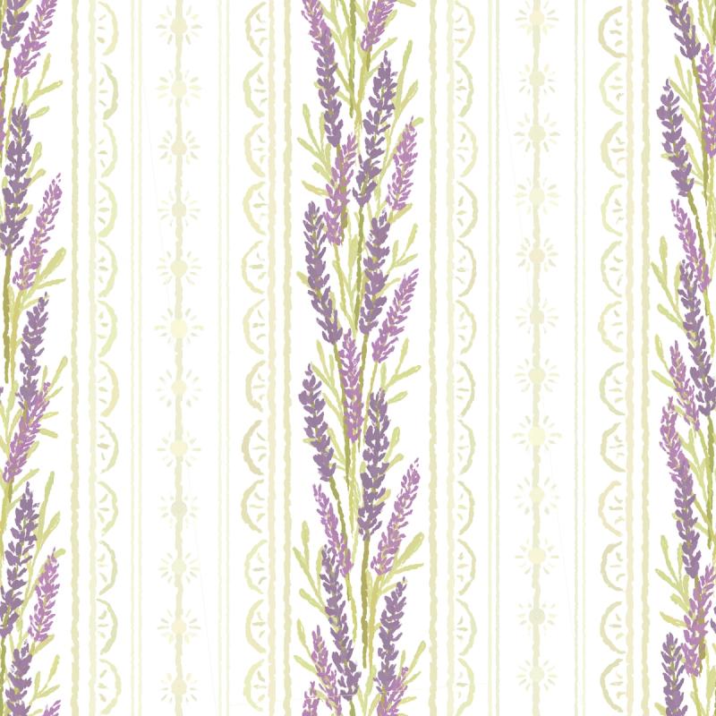 Lavender Curtain wallpaper 100% PVC-free and non-toxic