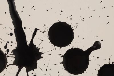 Dripping Ink wallpaper mural 100% PVC-free and non-toxic