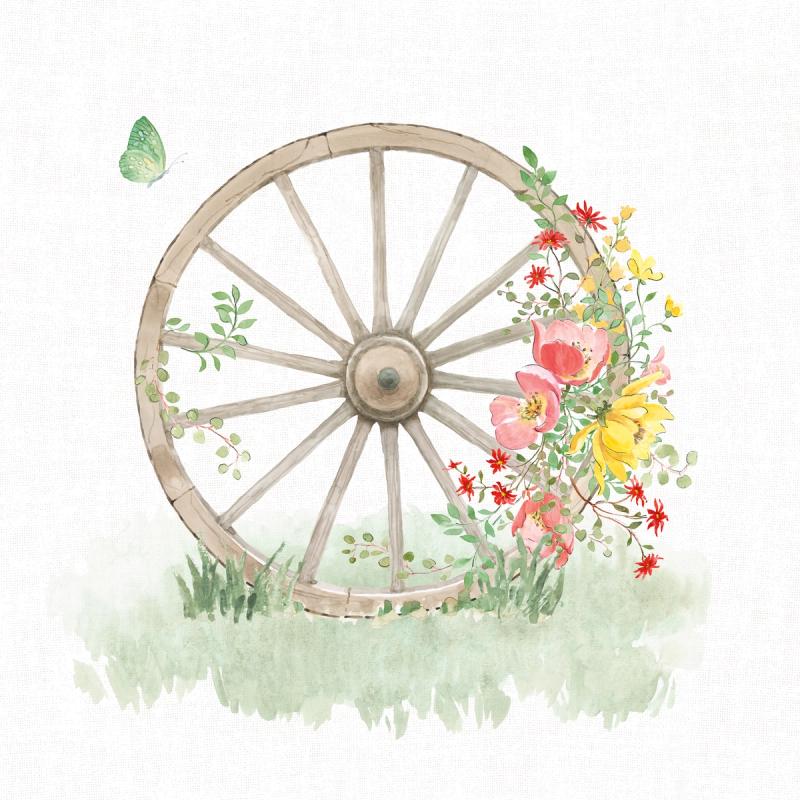 Soft Meadow VII wallpaper mural 100% PVC-free and non-toxic