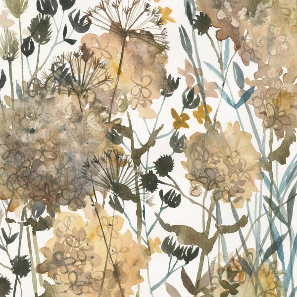 January Flowers wallpaper mural 100% PVC-free and non-toxic