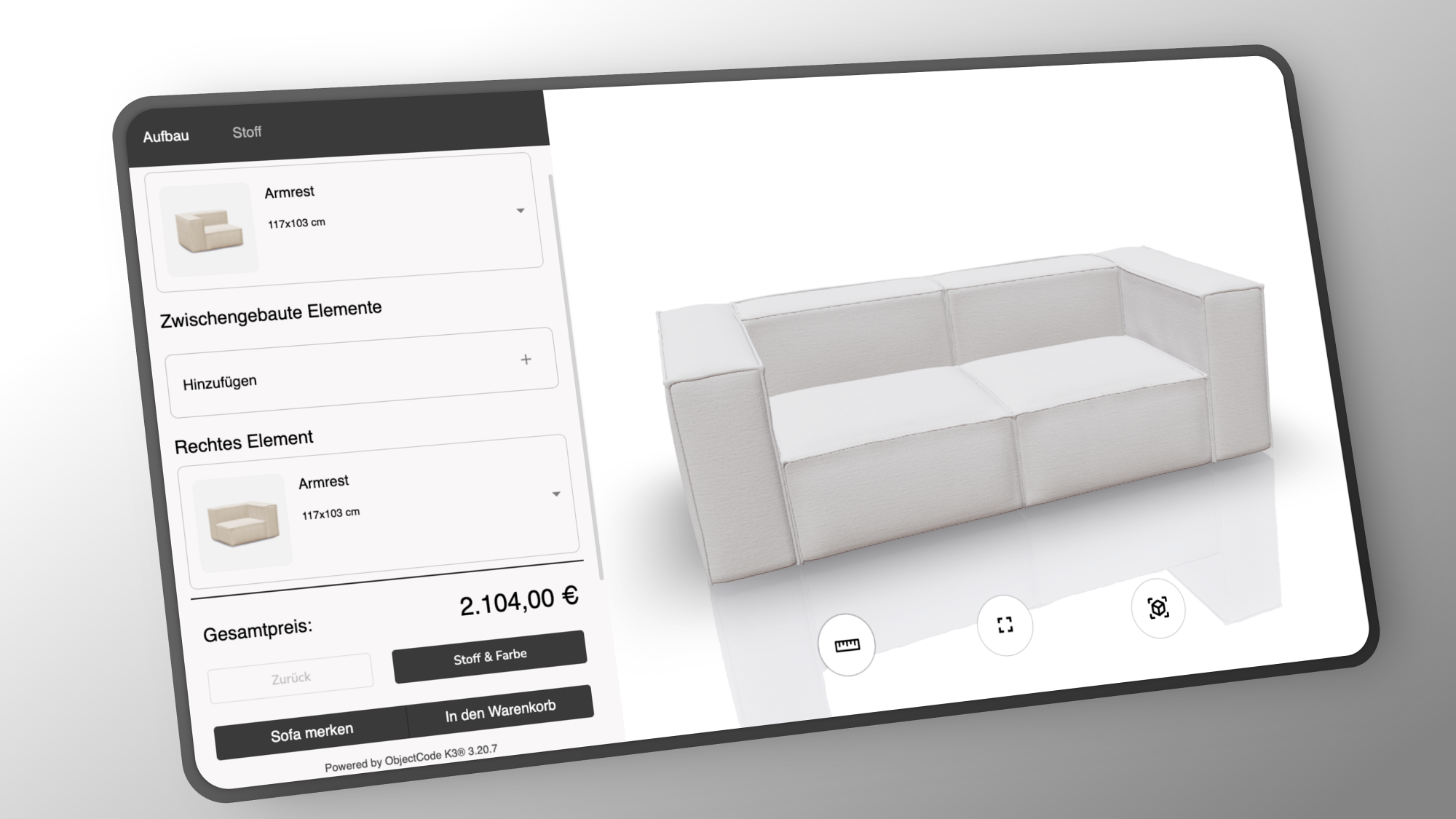 Markteinführung Online-Konfigurator - K3