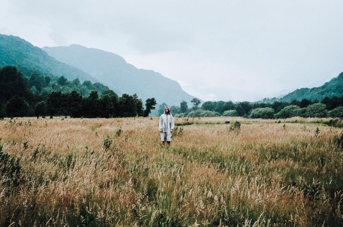 Kite Packable Rain Poncho - Stone Grey