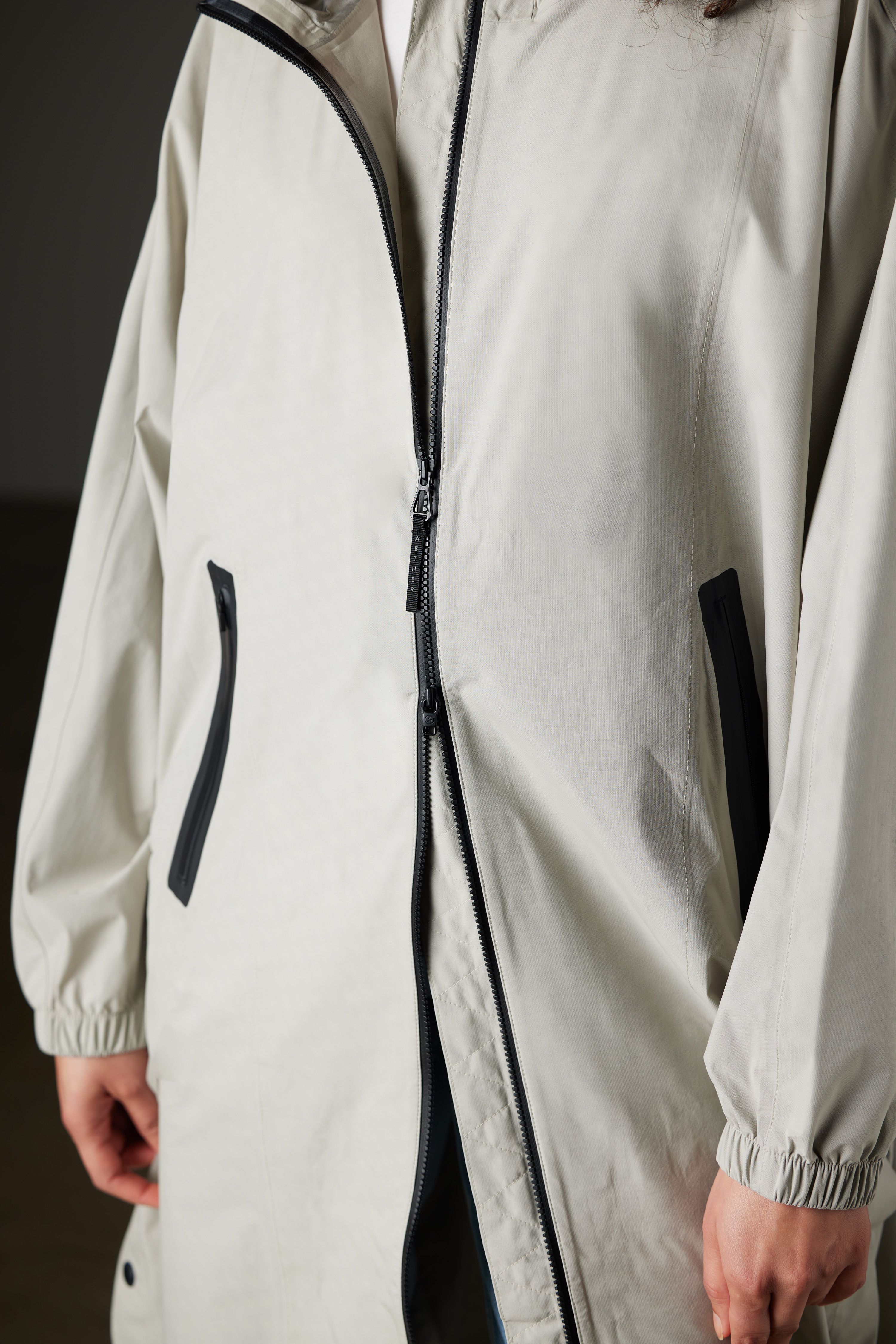 Kite Packable Rain Poncho - Stone Grey