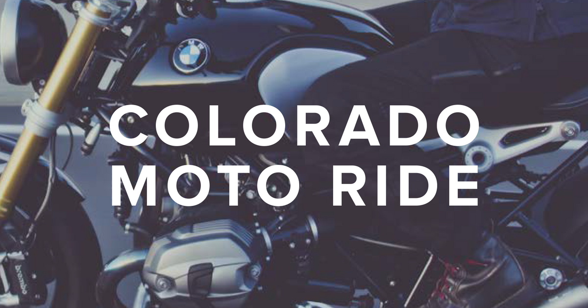 AETHERmoto, BUTLER MOTORCYCLE MAPS & REVER PRESENT: COLORADO MOTO RIDE